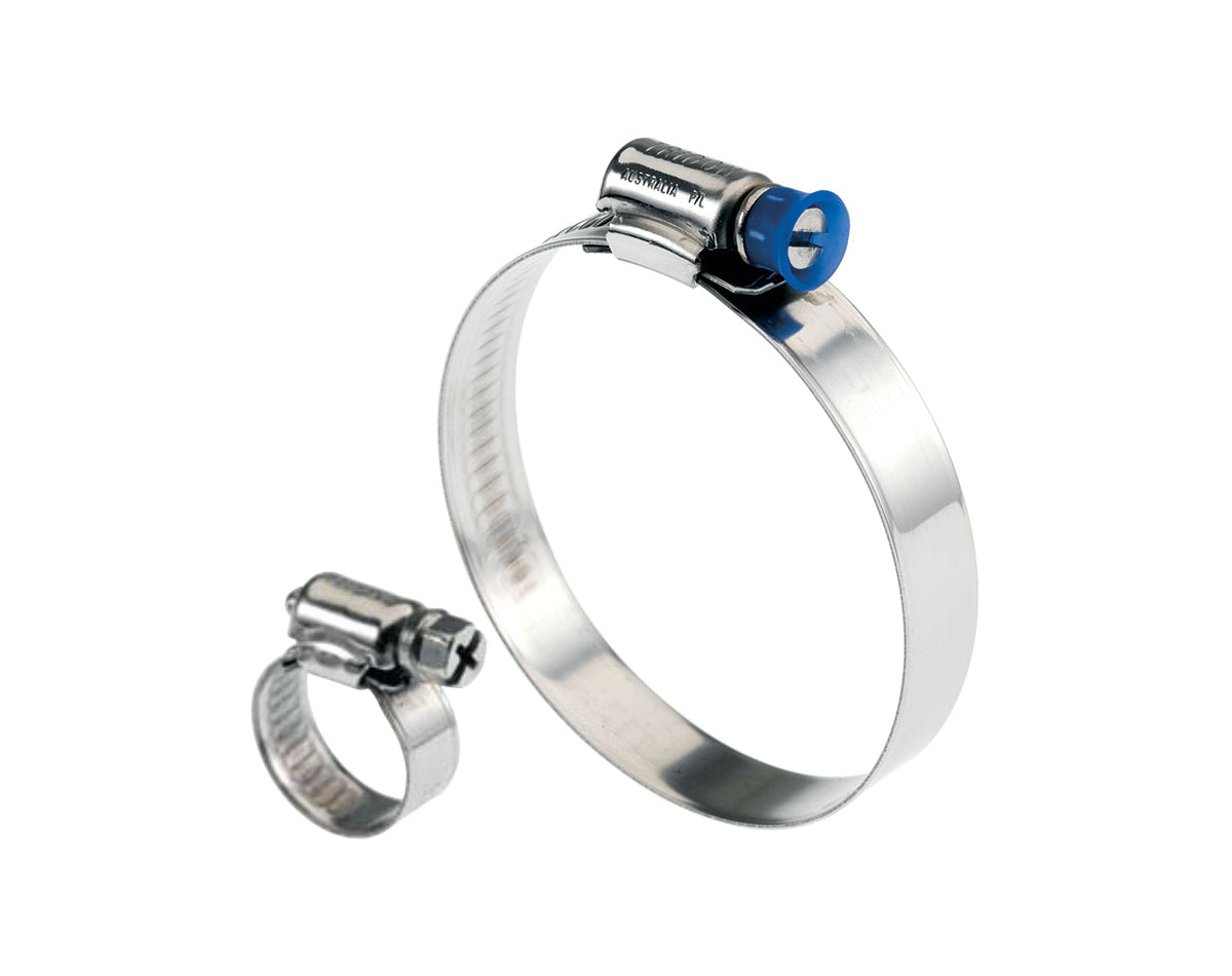 TRIDON SMP HOSE CLAMPS ALL STAINLESS STEEL WITH SAFETY COLLAR 22-38MM