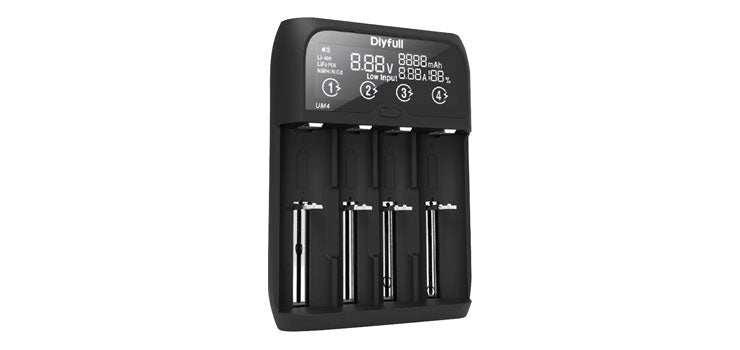 4 WAY UNIVERSAL FAST BATTERY CHARGER WITH LCD A0292 – OHM Electronics