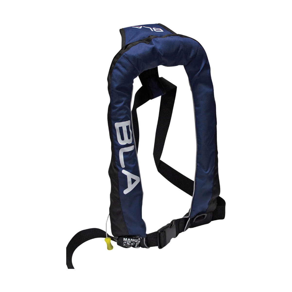 BLA INFLATABLE MANUAL LEVEL 150 PFD NAVY ADULT LIFE JACKET 241060