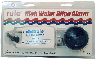 RULE AUTOMATIC BILGE ALARM KIT 12V (#33ALA)